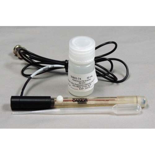 ELECTRODO DE PH, DOBLE UNIÓN, CUERPO DE VIDRIO, RECARGABLE, UNIÓN DE PTFE ENJUAGABLE - Grupo ...