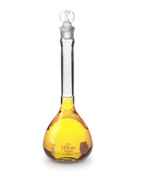 Matraz volumétrico clase A tapón vidrio - Grupo Comsurlab